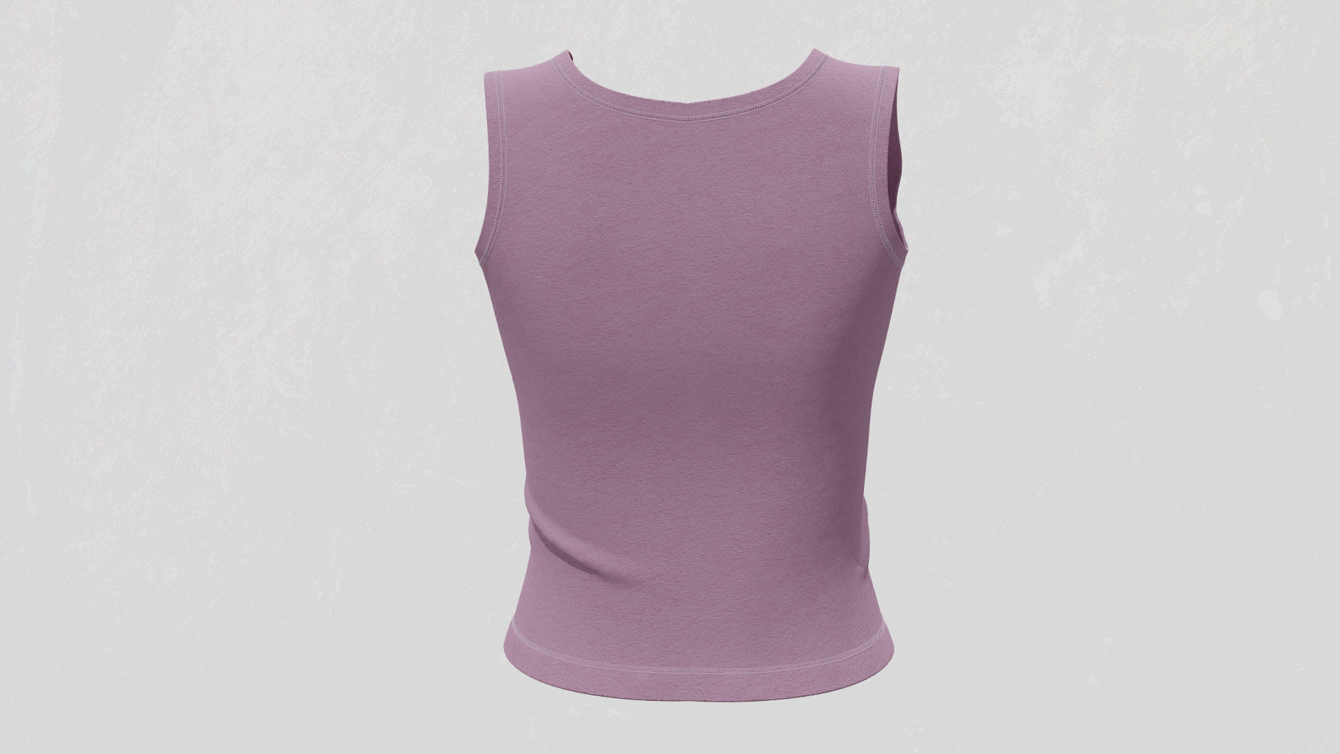 Female tank top pink 3D model | CGTrader