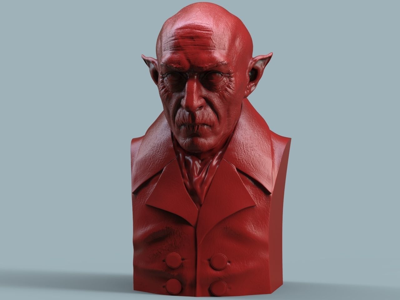 Nosferatu bust 3D model 3D printable | CGTrader