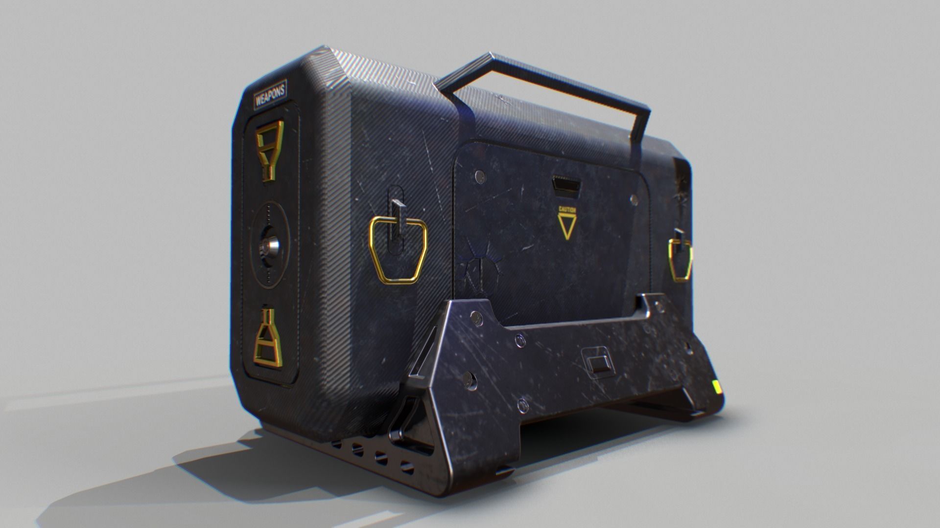 3D model Sci-Fi Weapons Crate VR / AR / low-poly | CGTrader
