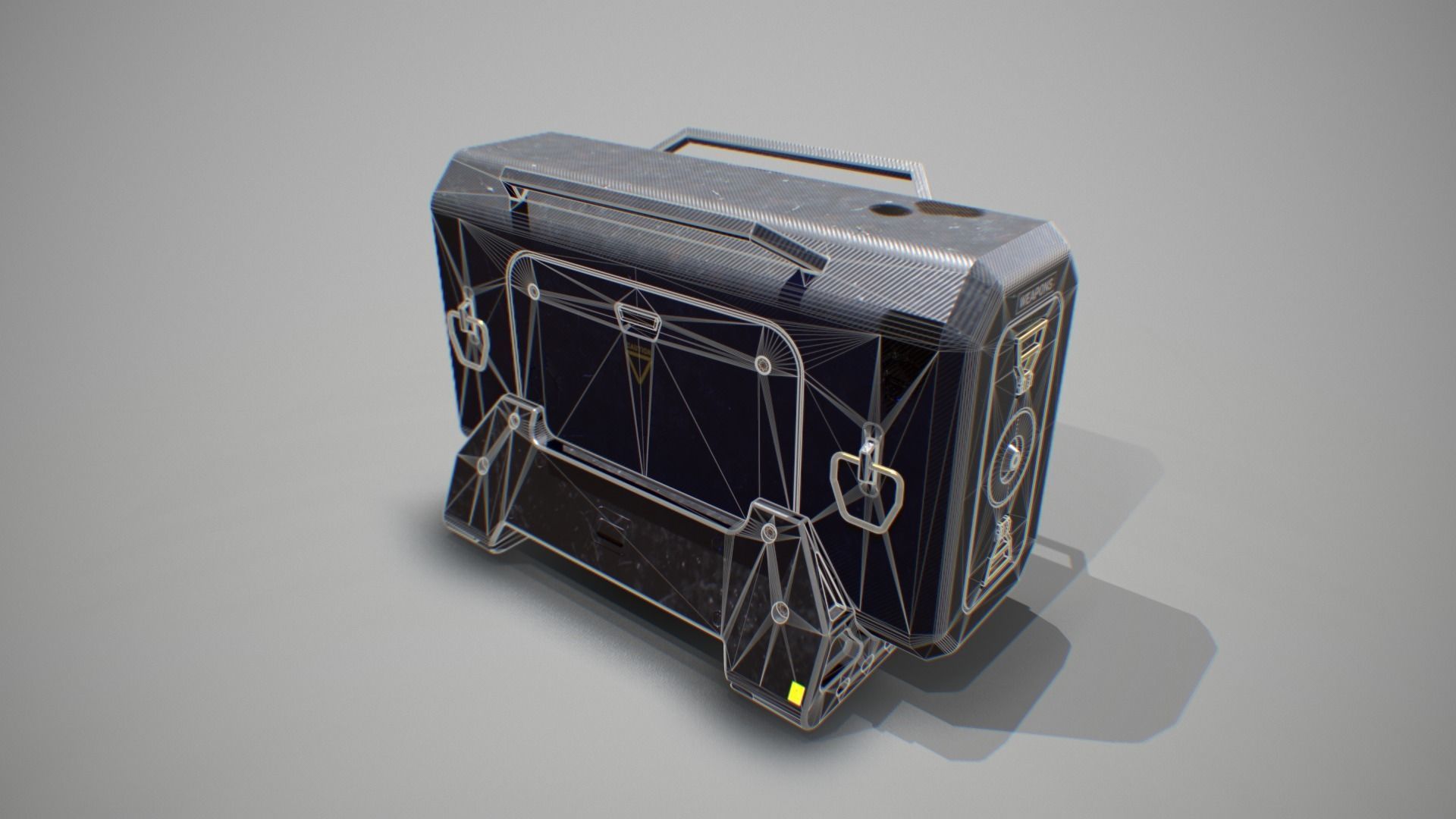 3D model Sci-Fi Weapons Crate VR / AR / low-poly | CGTrader