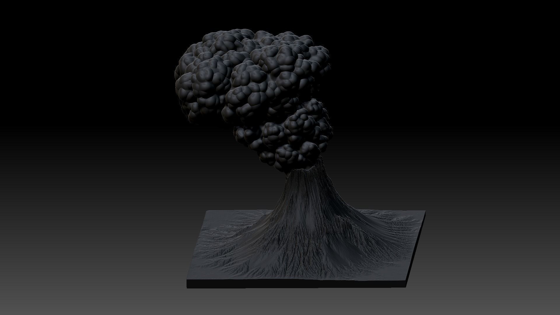 Volcano 3D model | CGTrader