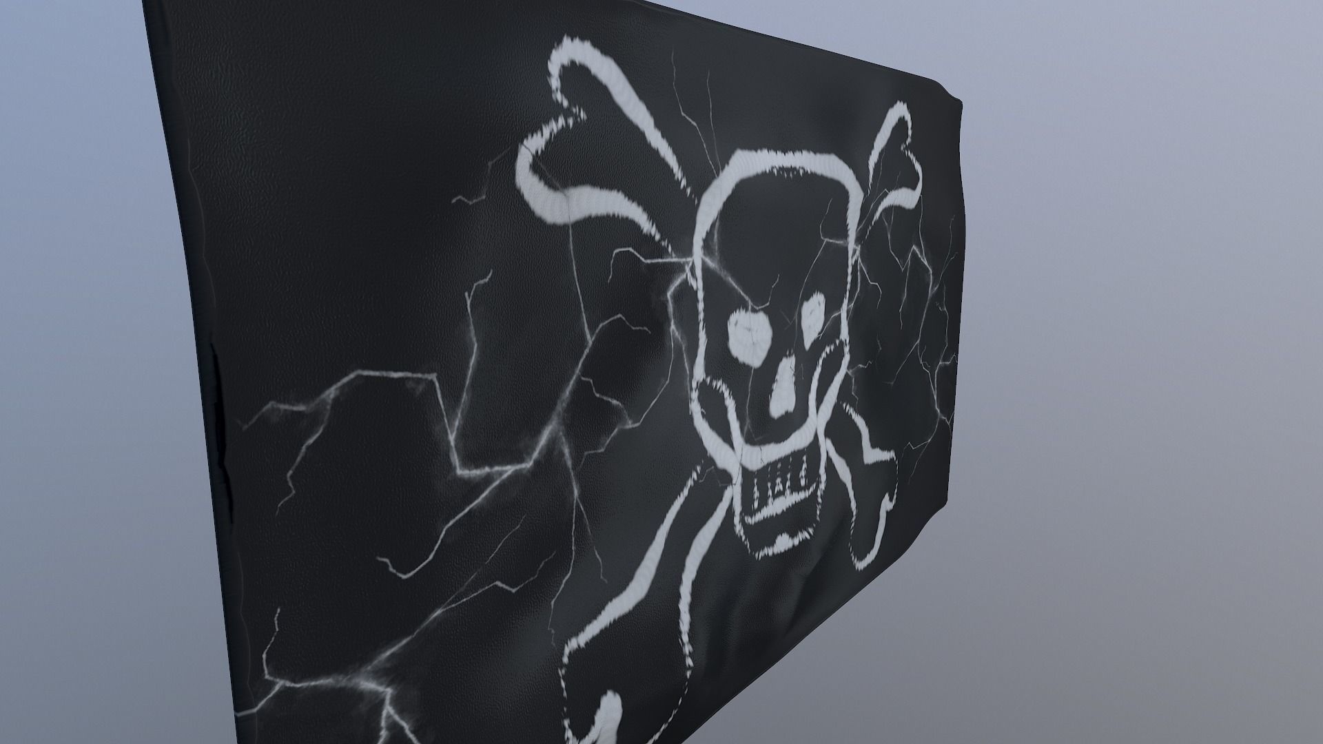 Pirate Flag free 3D model | CGTrader