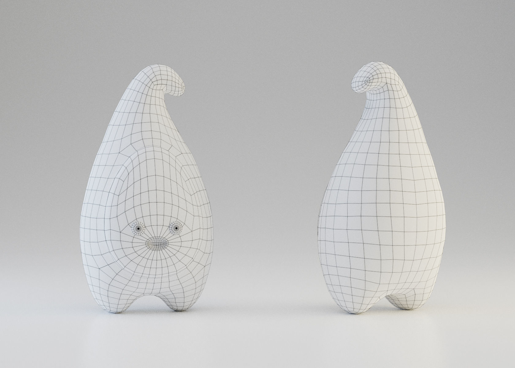 3D model Purple mini cute creature VR / AR / low-poly | CGTrader