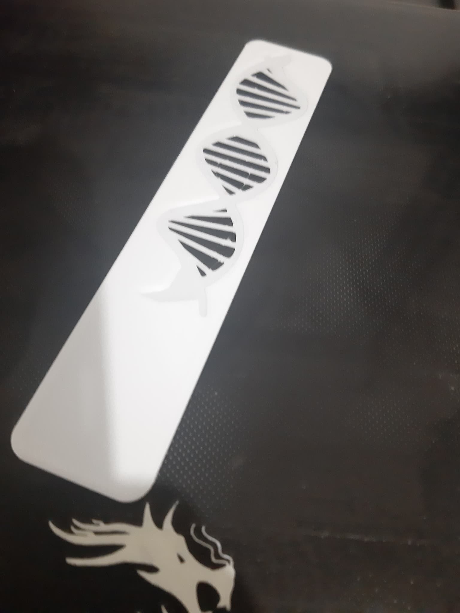 DNA Bookmark 3D model 3D printable | CGTrader