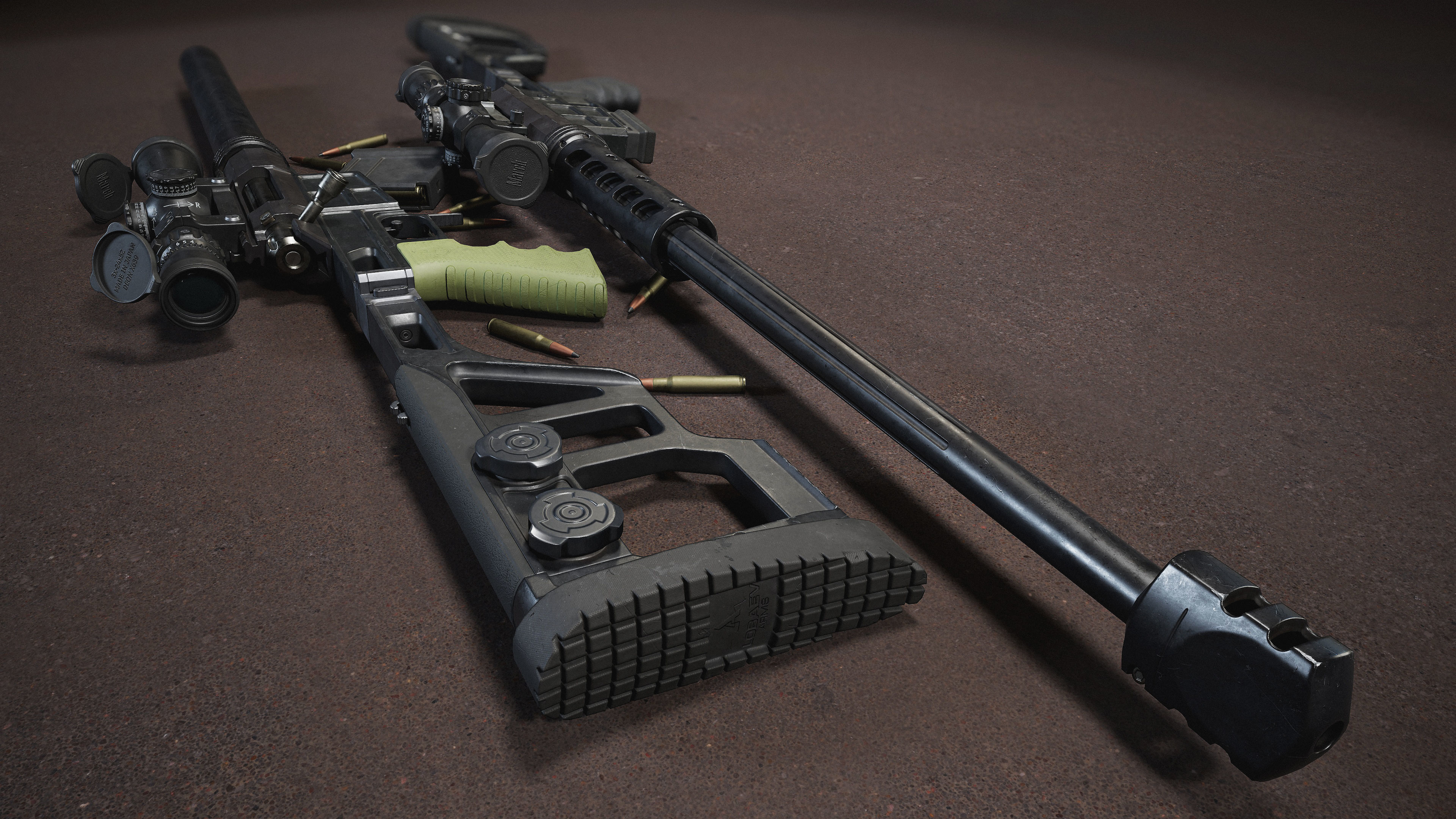 3D model DVL-10 sniper rifle VR / AR / low-poly | CGTrader
