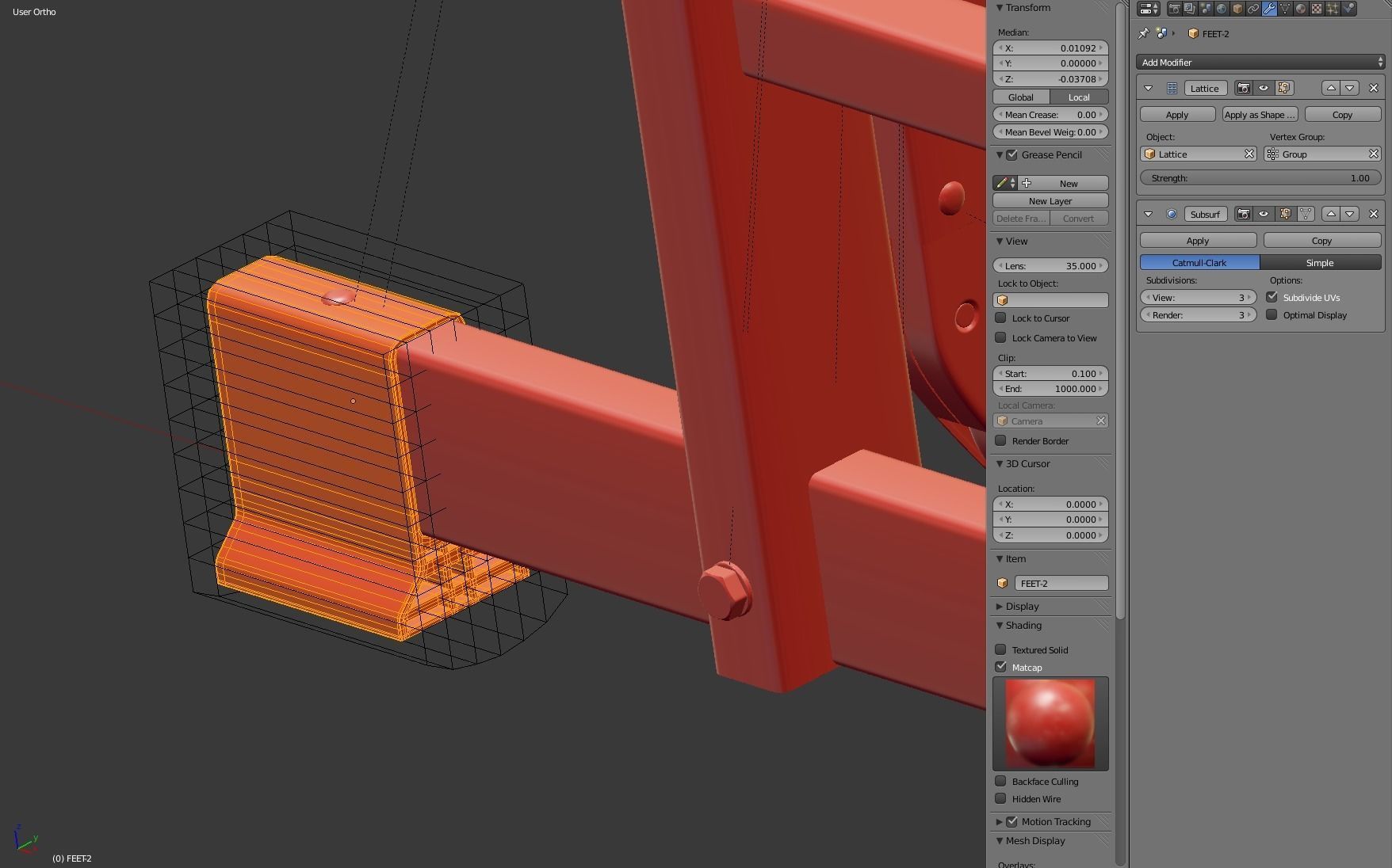 Multifunctional Aluminium Ladder 3D model rigged | CGTrader
