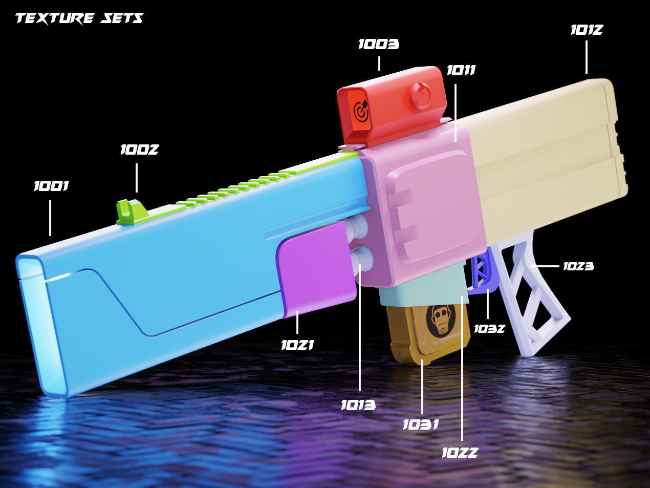 3D model EMP Assault Rifle VR / AR / low-poly | CGTrader