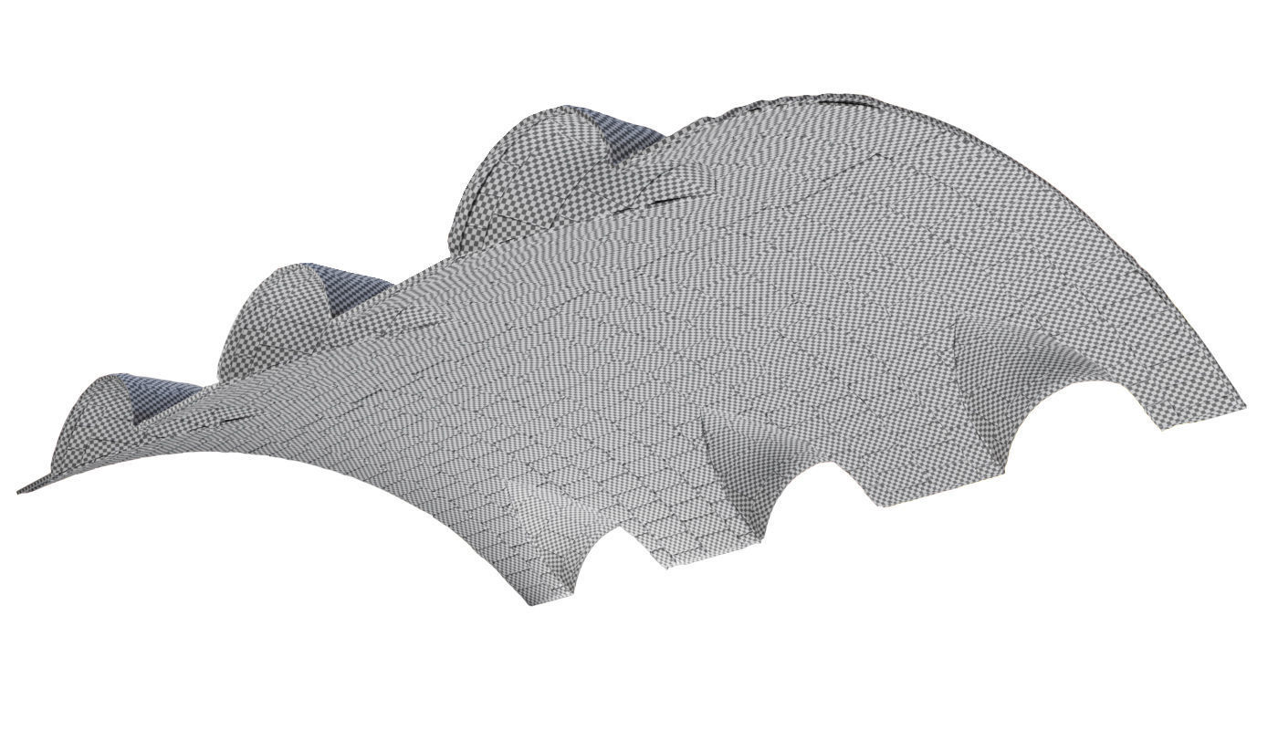 Vaulted ceiling 3D model | CGTrader