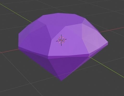 3D model Purple Diamond Coin VR / AR / low-poly | CGTrader