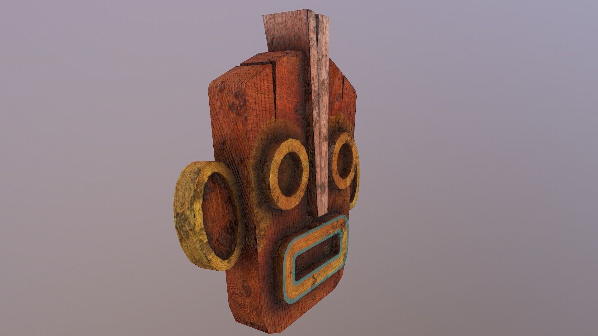 3D model Low Poly Tiki Mask VR / AR / low-poly | CGTrader
