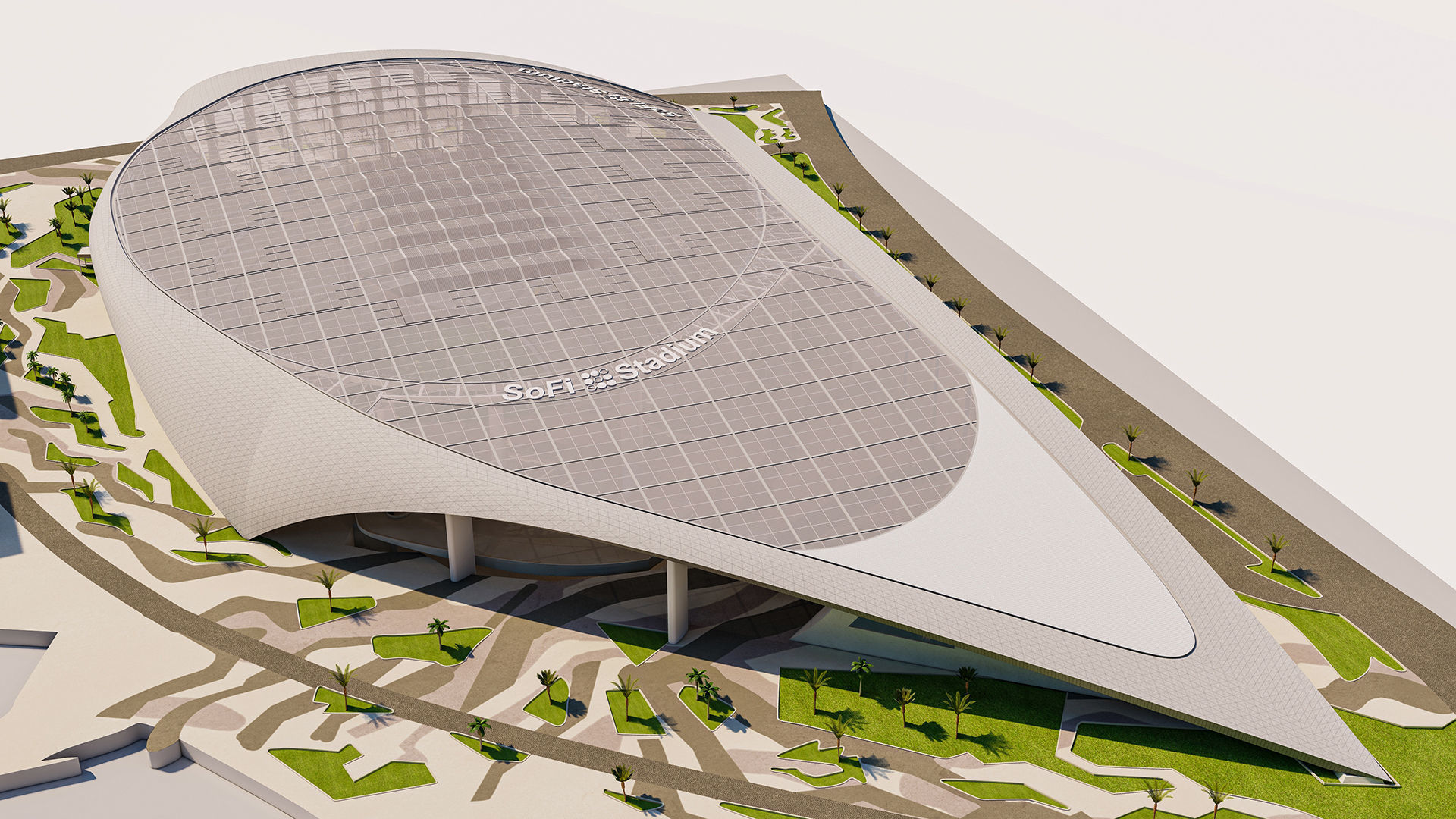 3D model SoFi Stadium California USA VR / AR / low-poly | CGTrader