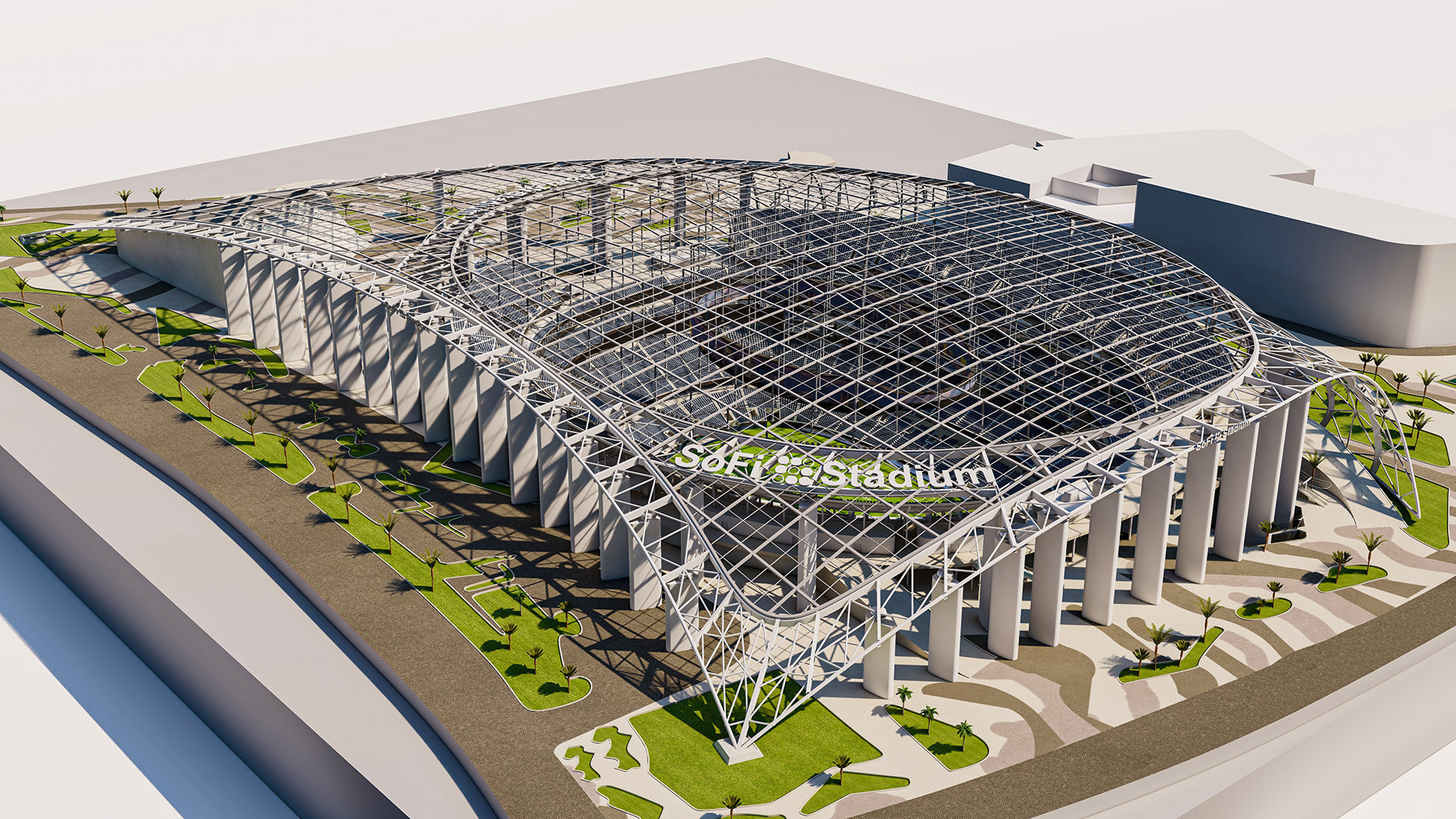 3D model SoFi Stadium California USA VR / AR / low-poly | CGTrader