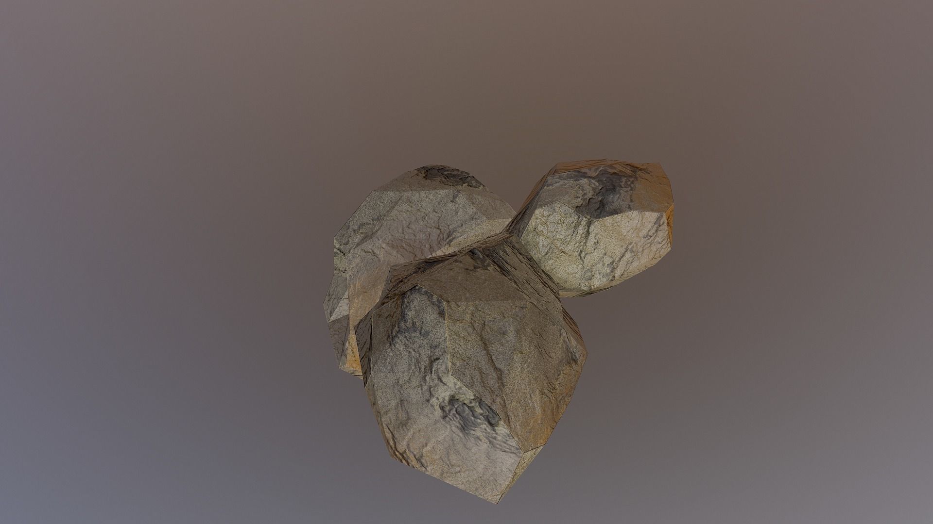 Low Poly Sand Rocks free VR / AR / low-poly 3D model | CGTrader