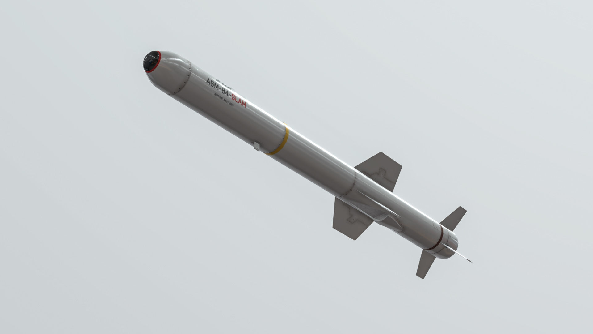 3D model AGM-84E-SLAM missile VR / AR / low-poly | CGTrader