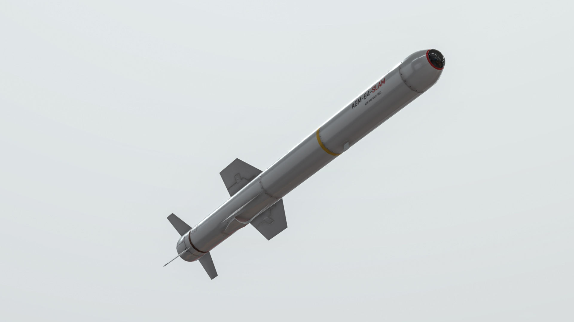 3D model AGM-84E-SLAM missile VR / AR / low-poly | CGTrader