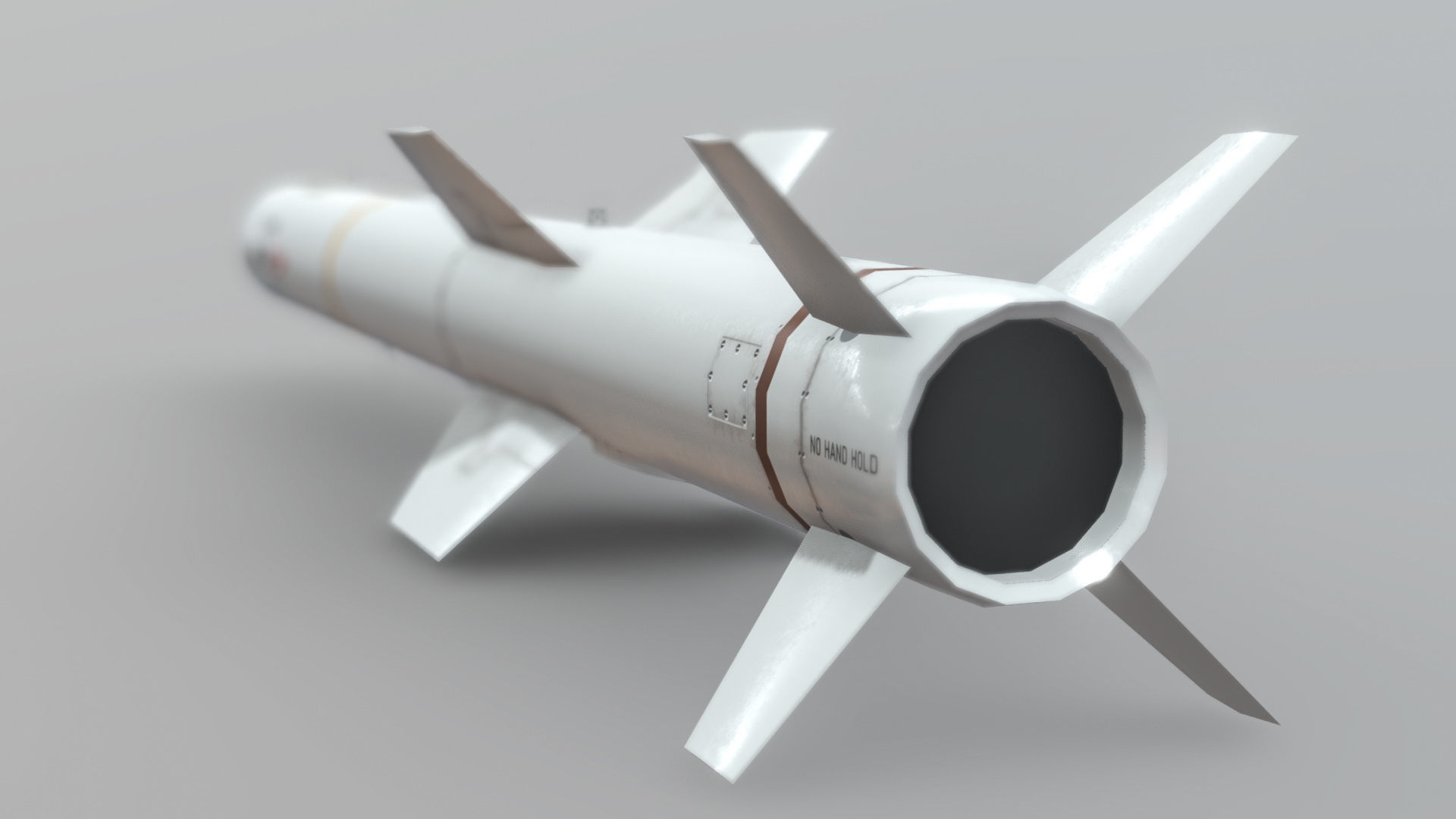 3D model AGM-84E-SLAM missile VR / AR / low-poly | CGTrader
