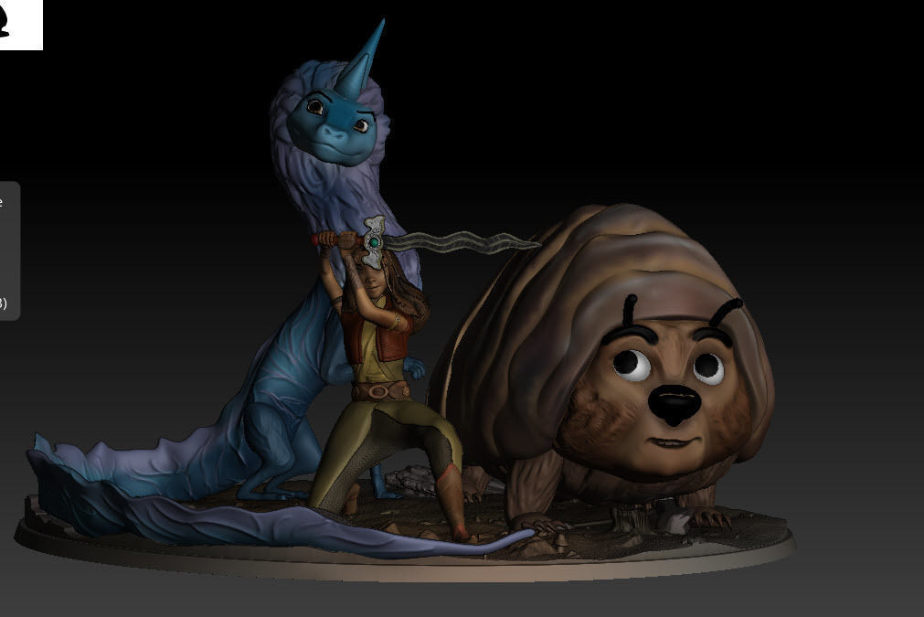 Raya and the Last Dragon 3D model 3D printable | CGTrader