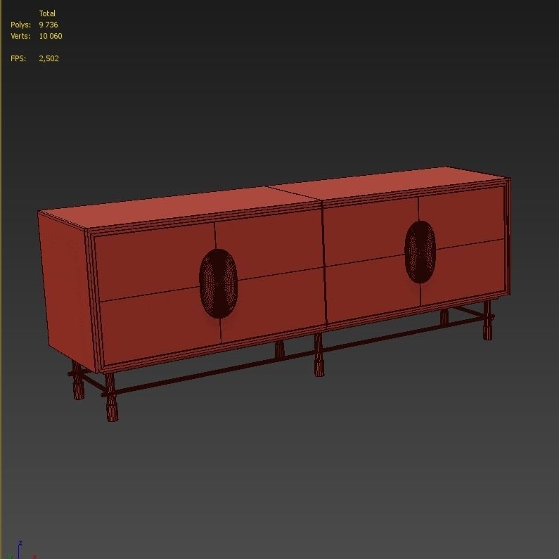 Tenna Cabinet 3D model | CGTrader