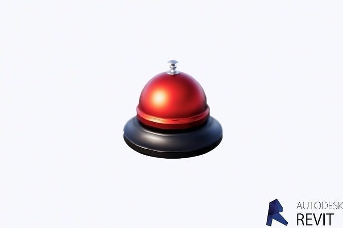 Table bell -Revit2018- free 3D model | CGTrader