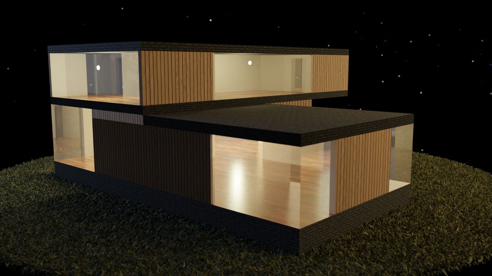 Modern House free VR / AR / low-poly 3D model | CGTrader