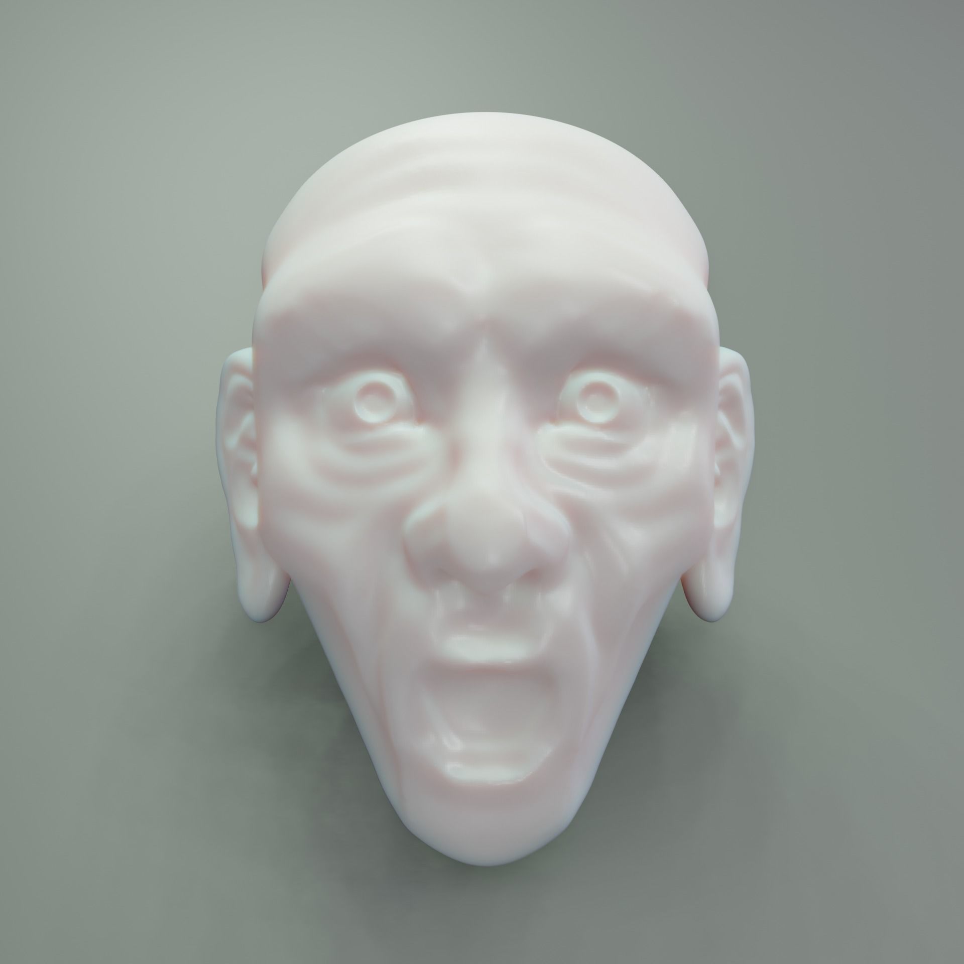 Head Old Man 3D model 3D printable | CGTrader