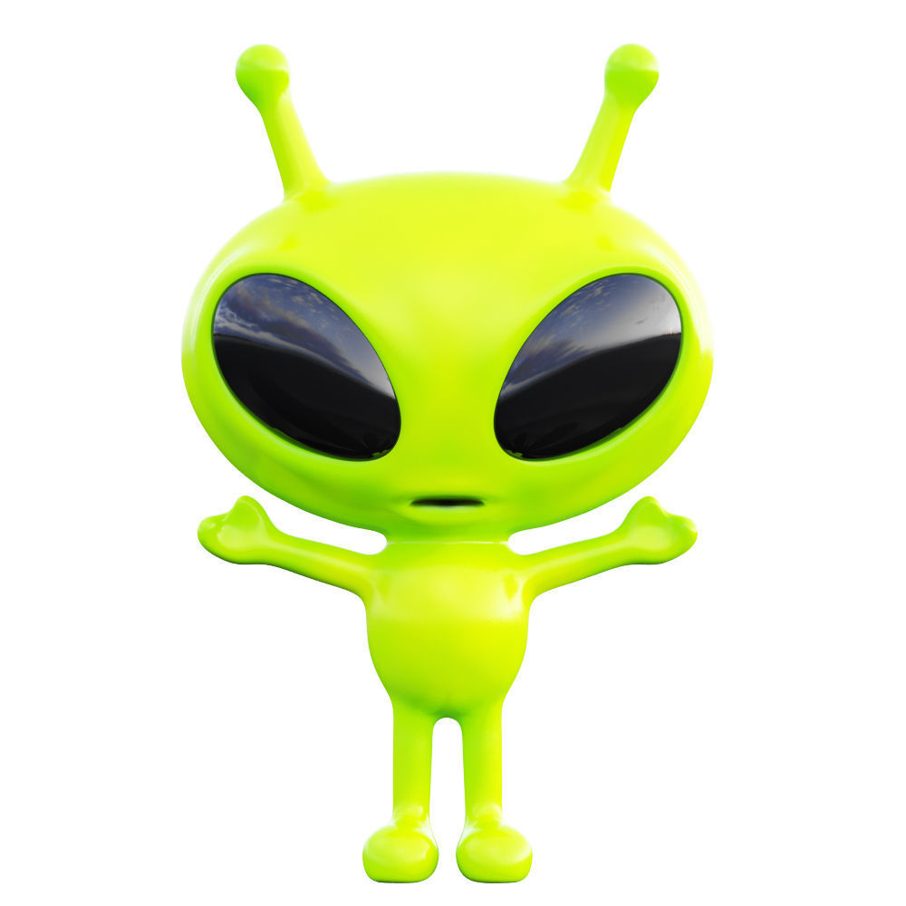 Green Man Toy 3D model | CGTrader