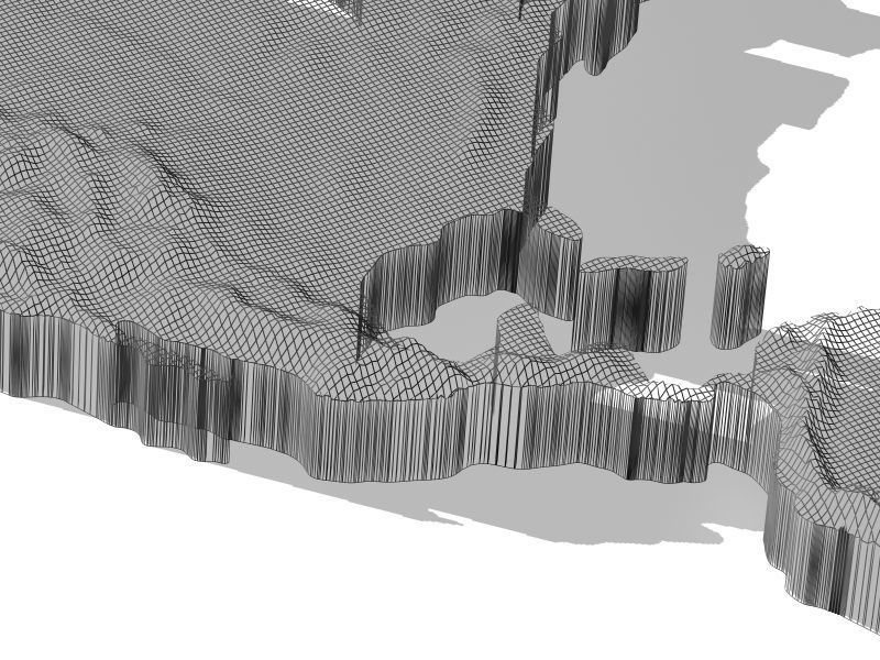 WorldMercator High resolution 3D relief maps 3D model | CGTrader