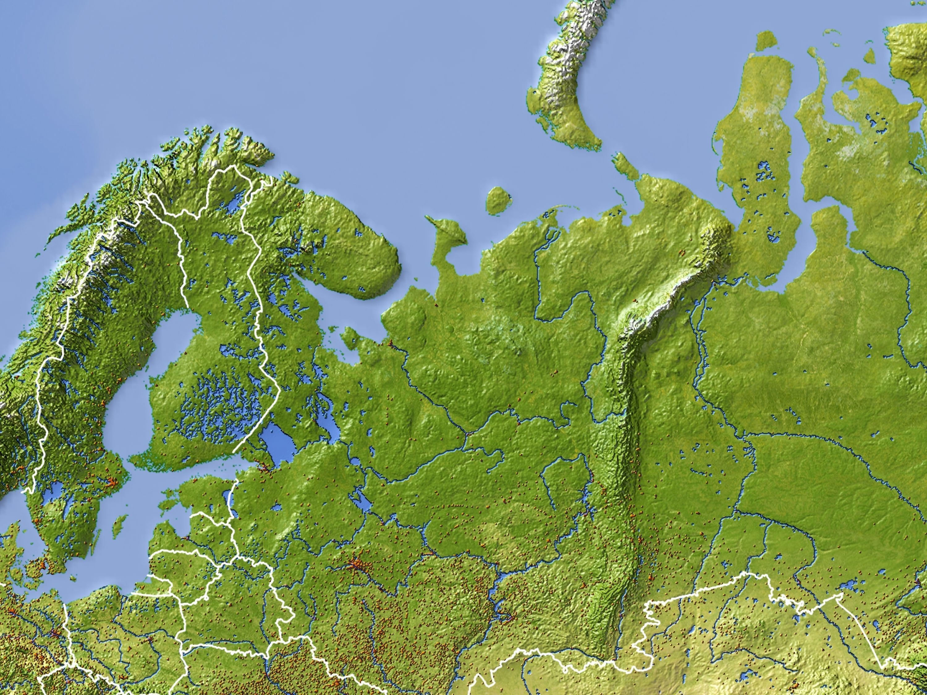 WorldMercator High resolution 3D relief maps 3D model | CGTrader