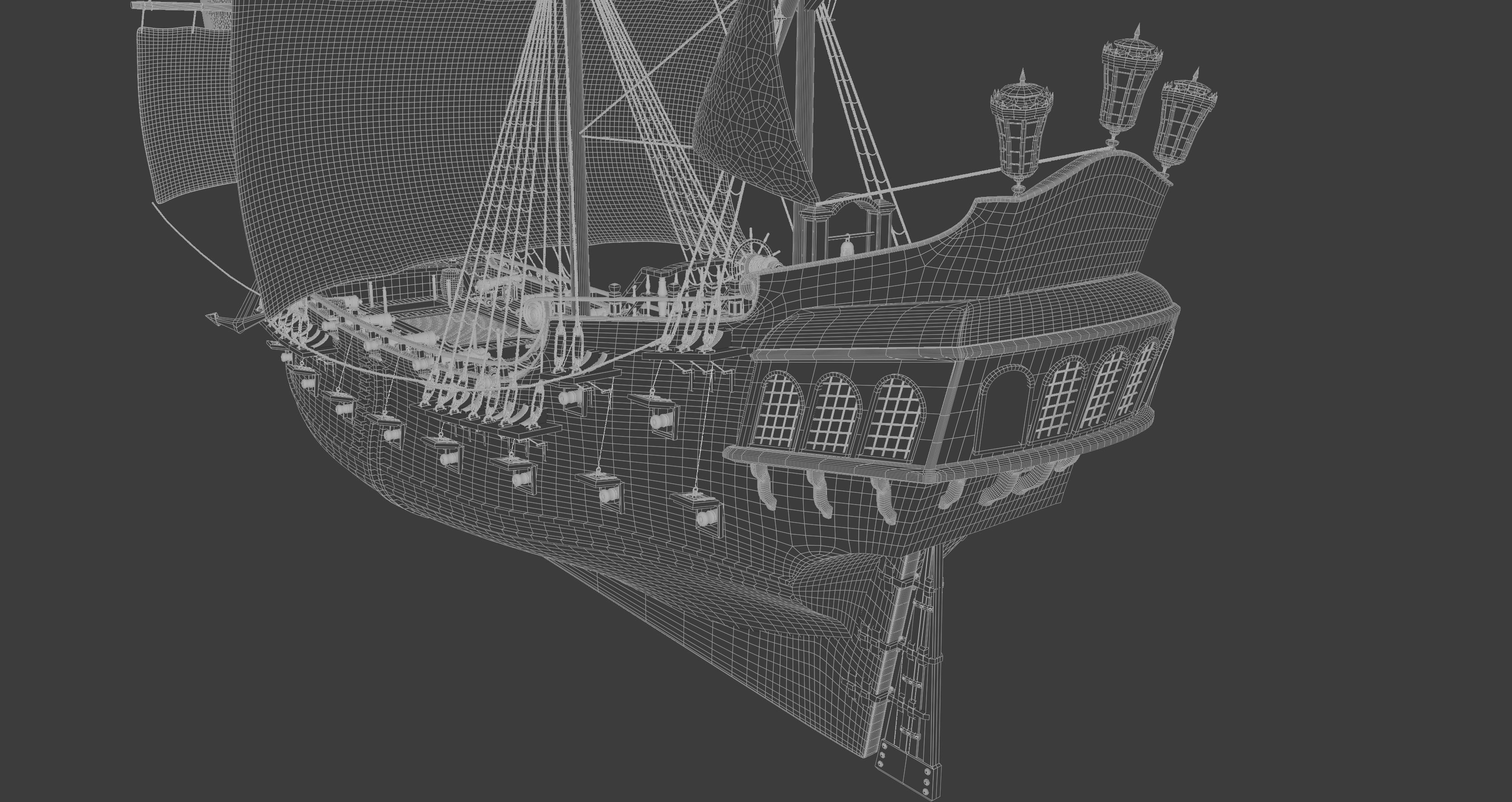 Black Pearl 3D model | CGTrader