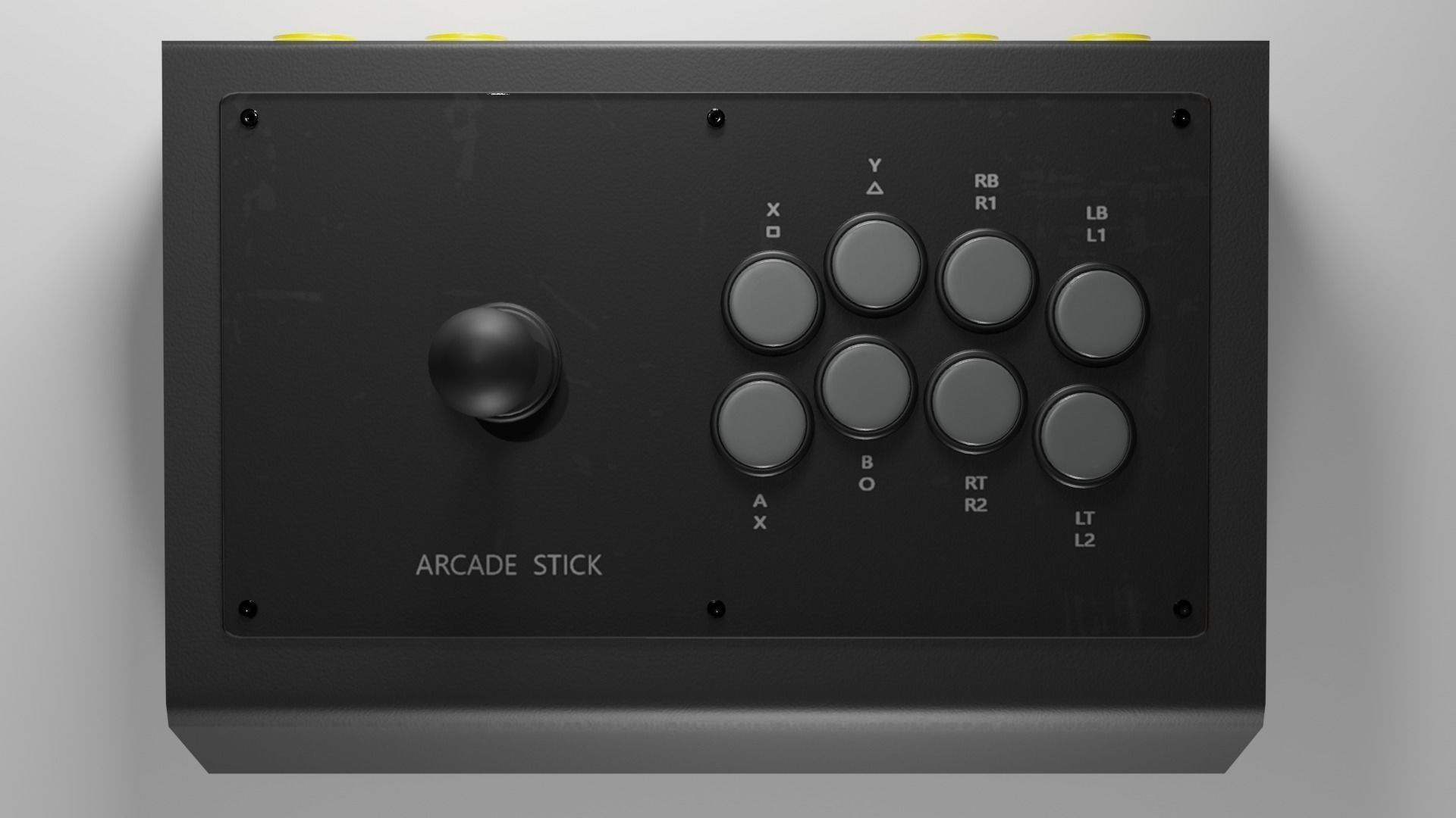 3D model Gaming Arcade Sticks VR / AR / low-poly | CGTrader