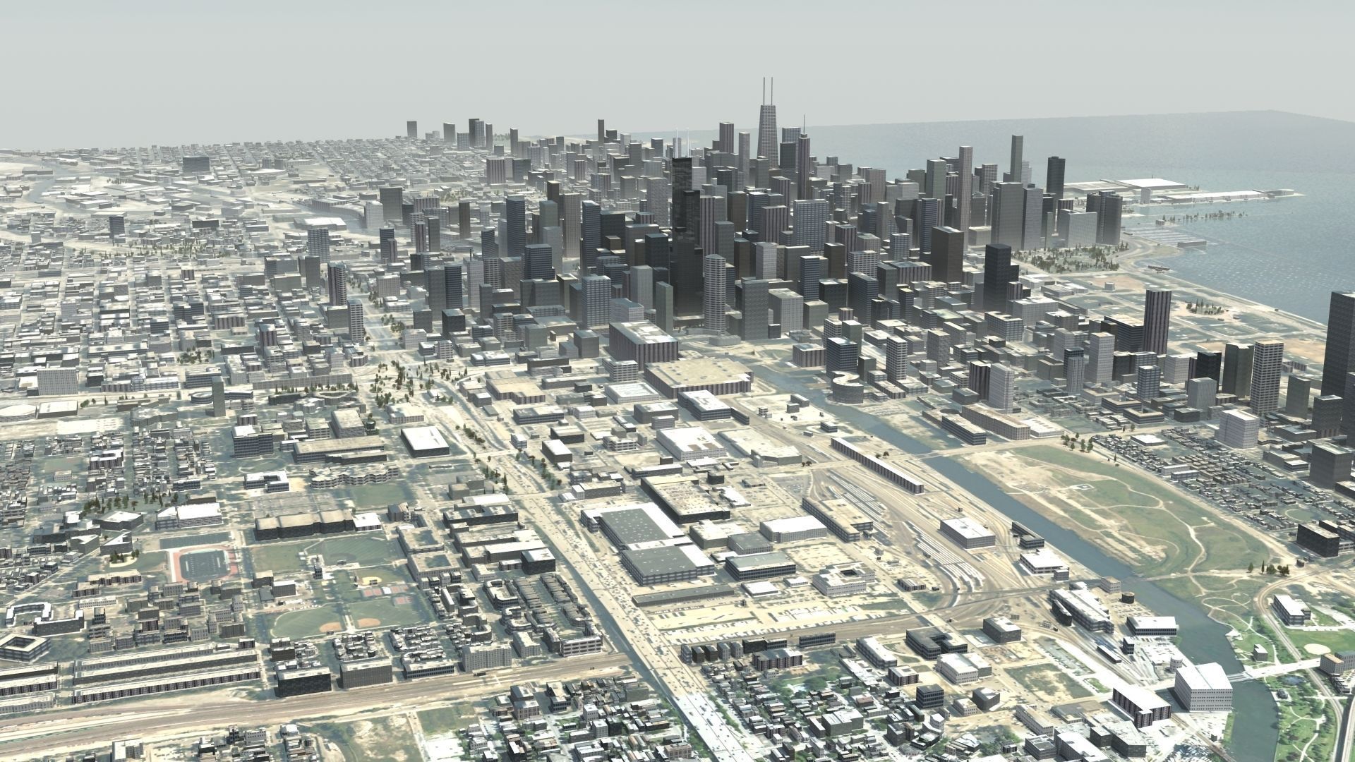 Chicago City 3D model | CGTrader