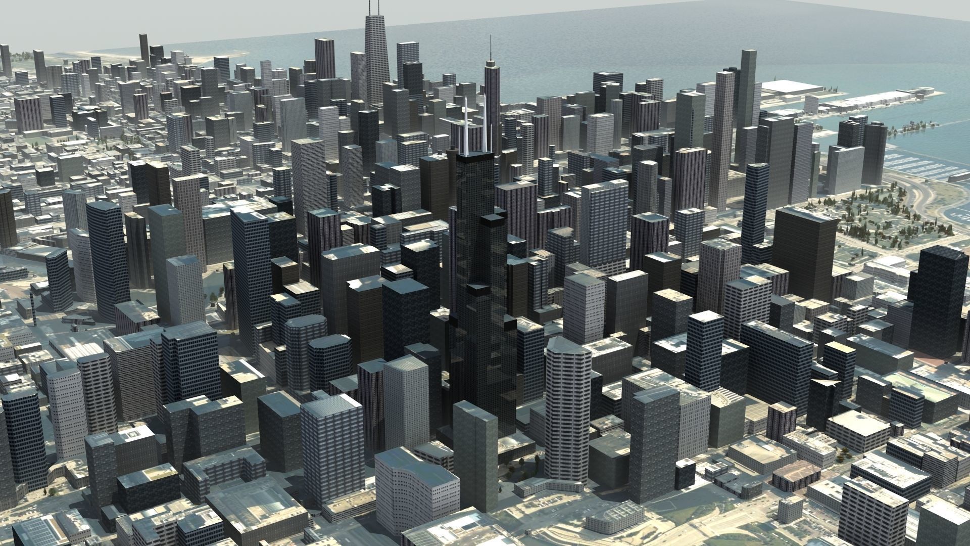 Chicago City 3D model | CGTrader