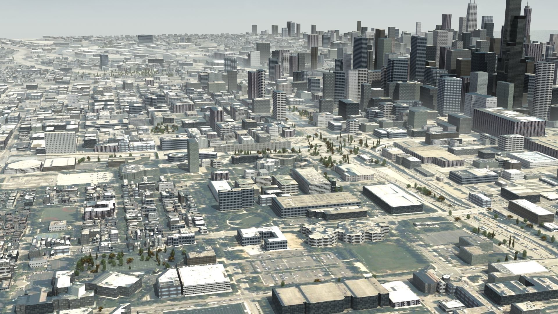 Chicago City 3D model | CGTrader