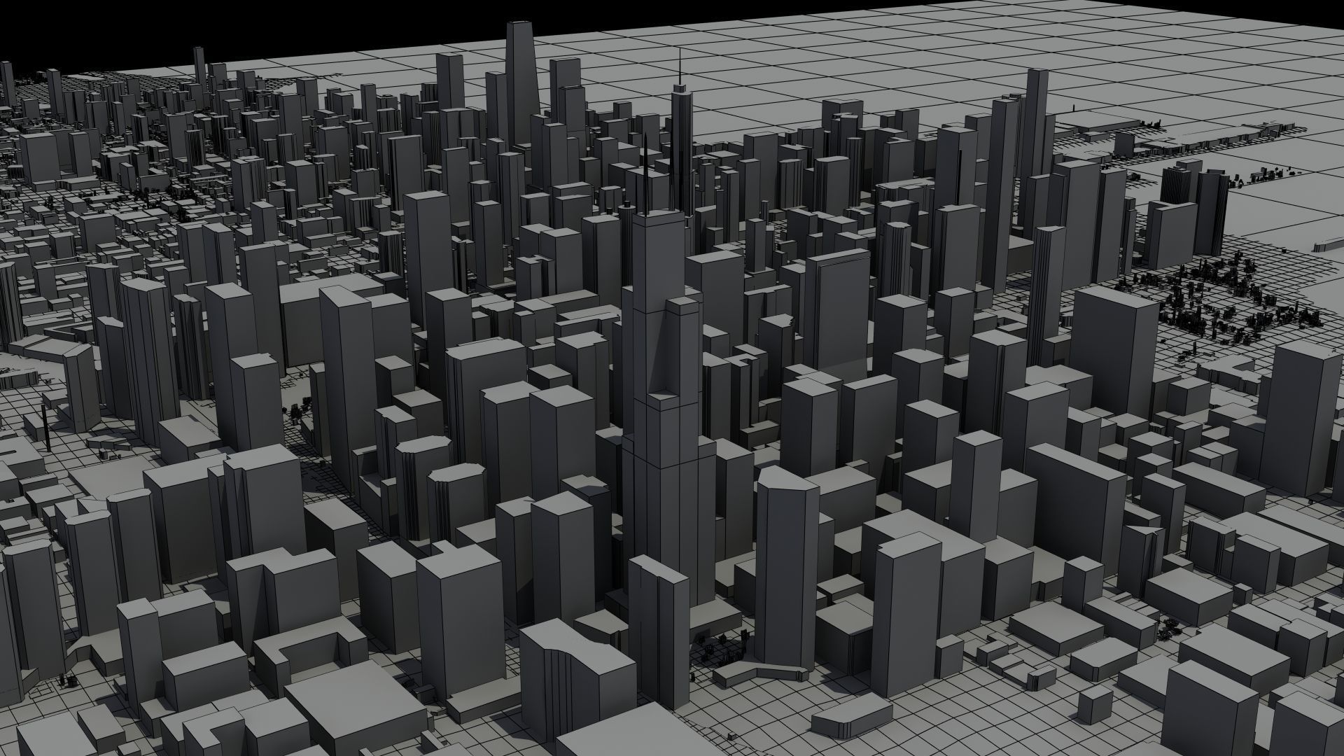 Chicago City 3D model | CGTrader