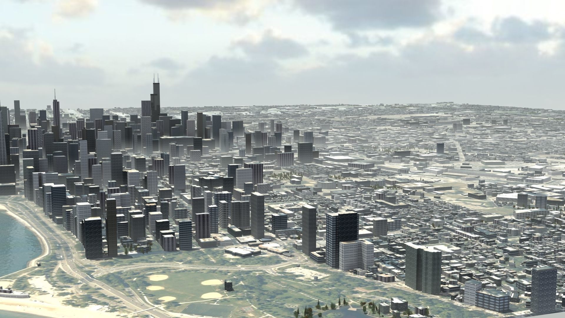 Chicago City 3D model | CGTrader