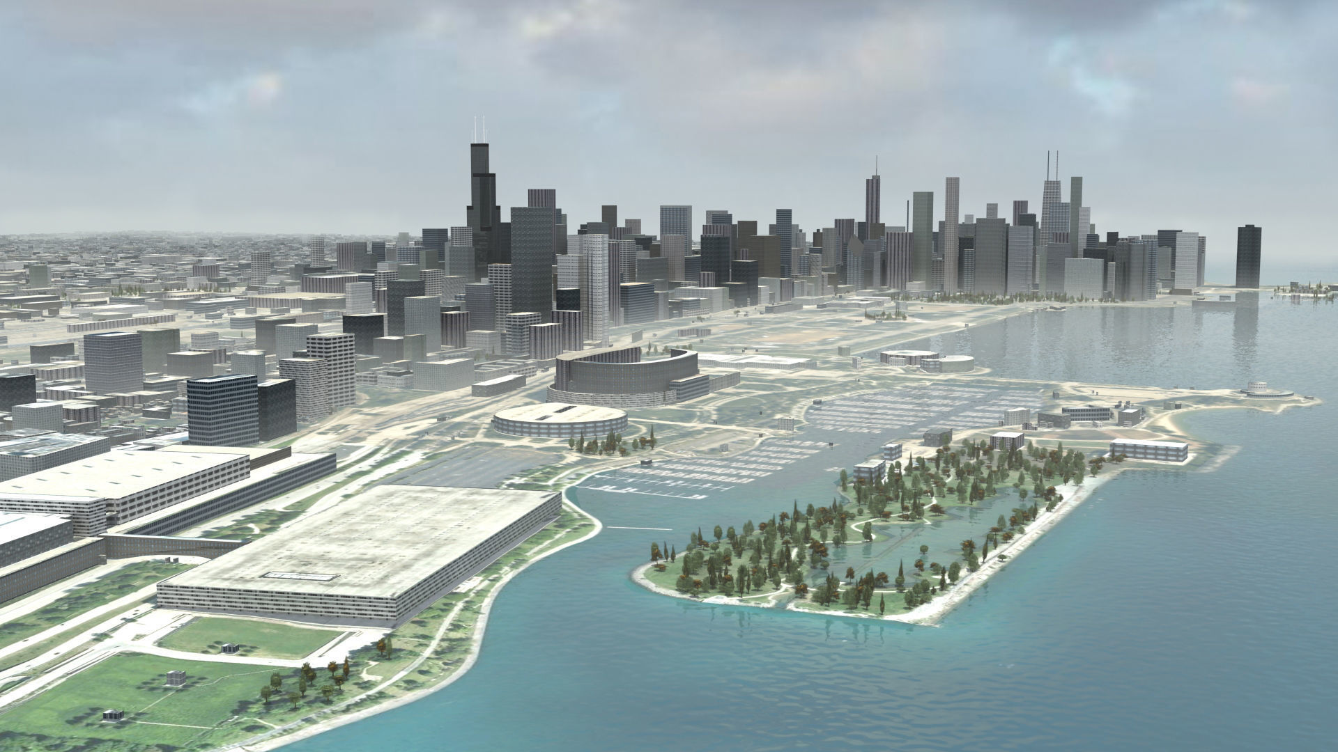 Chicago City 3D model | CGTrader