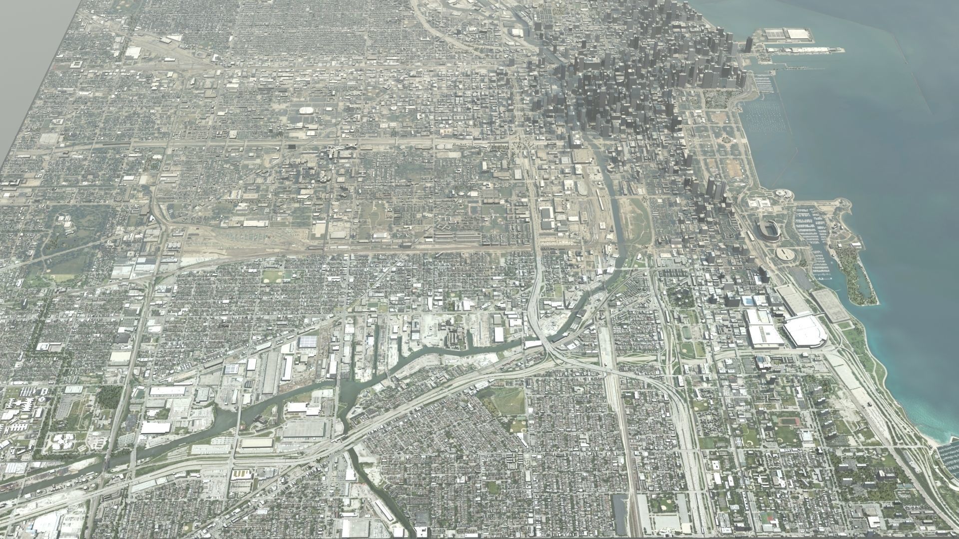 Chicago City 3D model | CGTrader