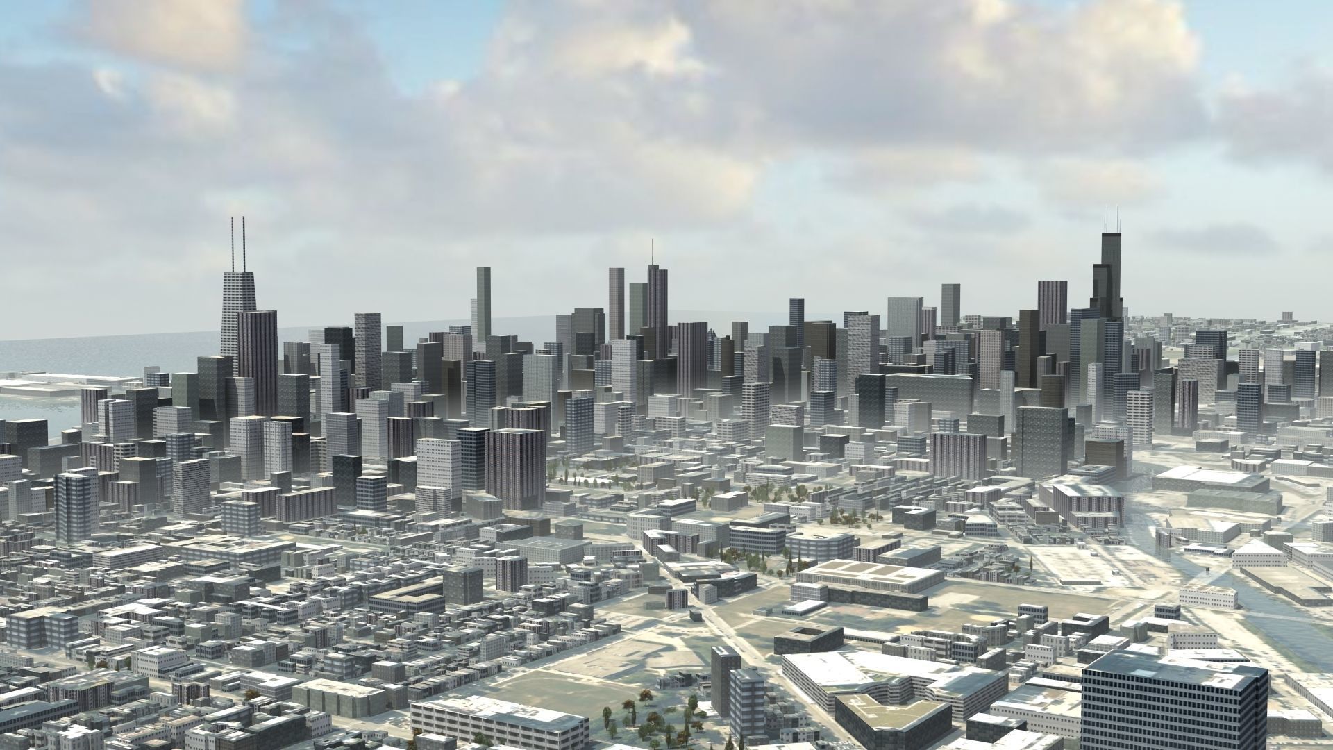 Chicago City 3D model | CGTrader