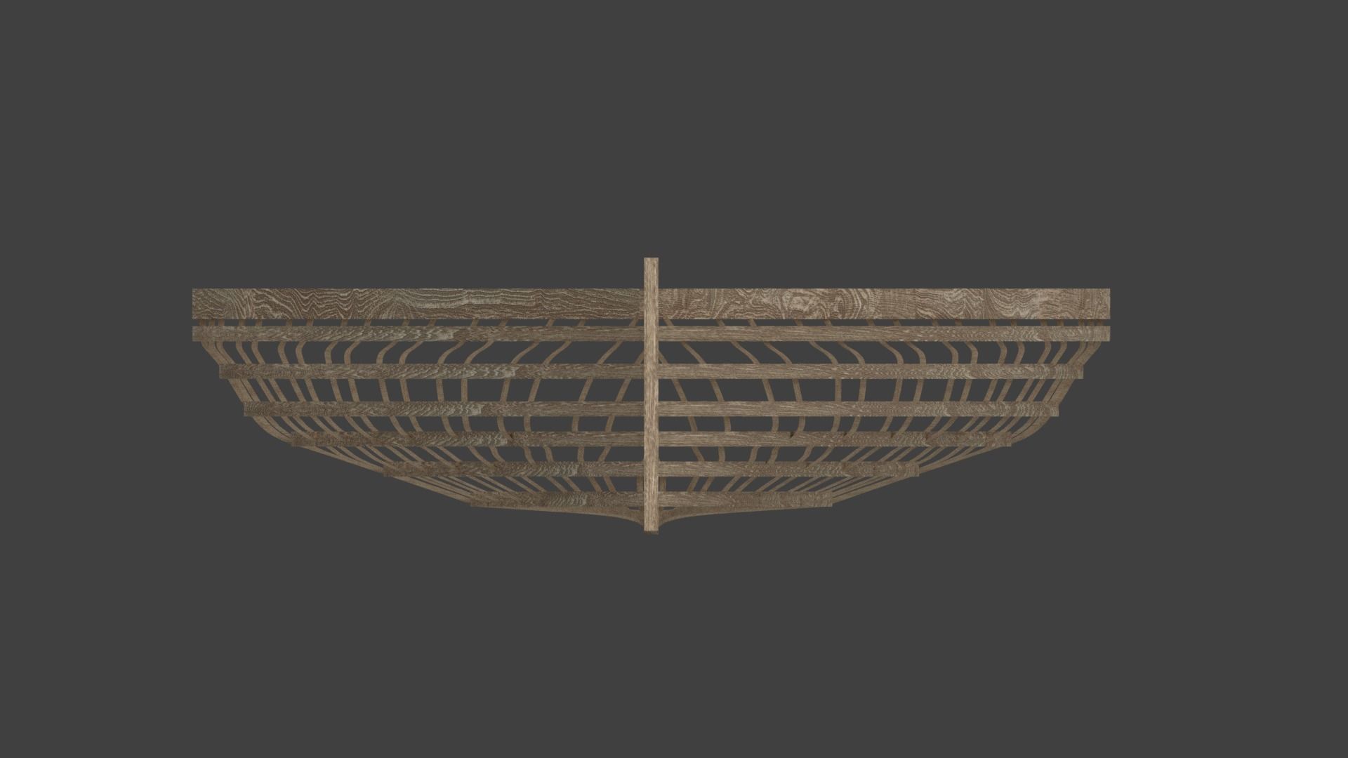 Sturgeon-nosed canoe 3D model | CGTrader