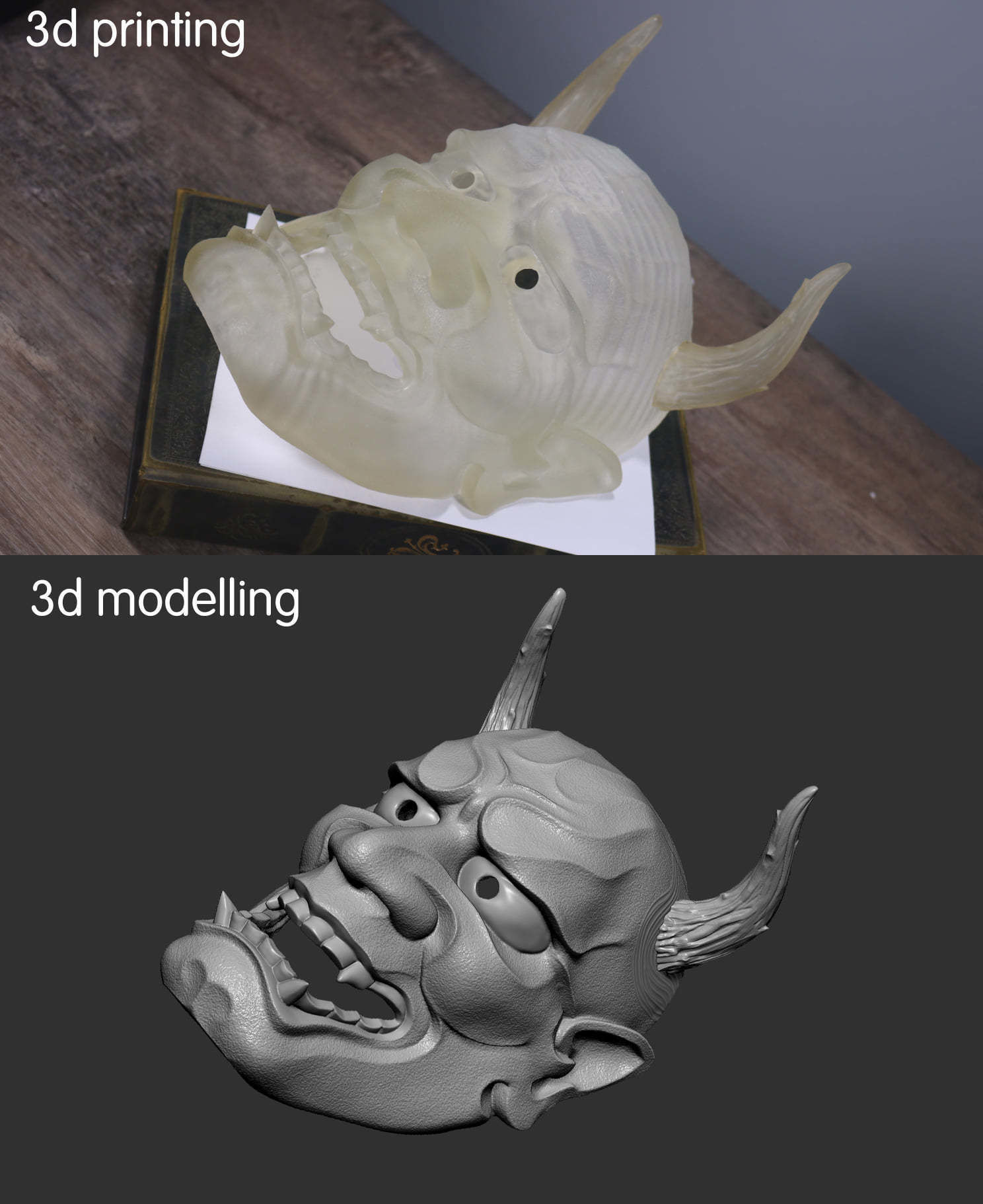 Japanese facemask STL 3D printable 3D model 3D printable | CGTrader