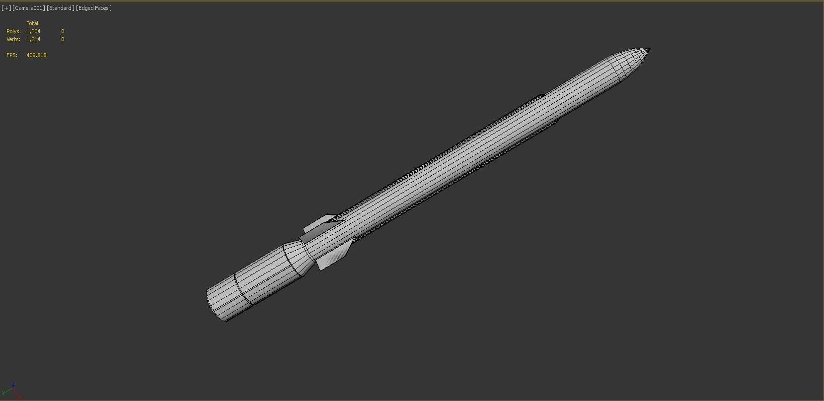 3D model Sky Bow III Missile VR / AR / low-poly | CGTrader