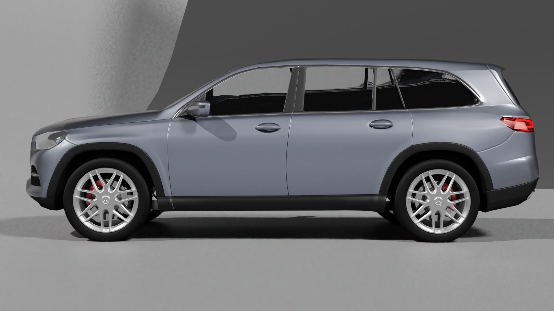 Mercedes Benz GLS 450 4Matic free 3D model | CGTrader