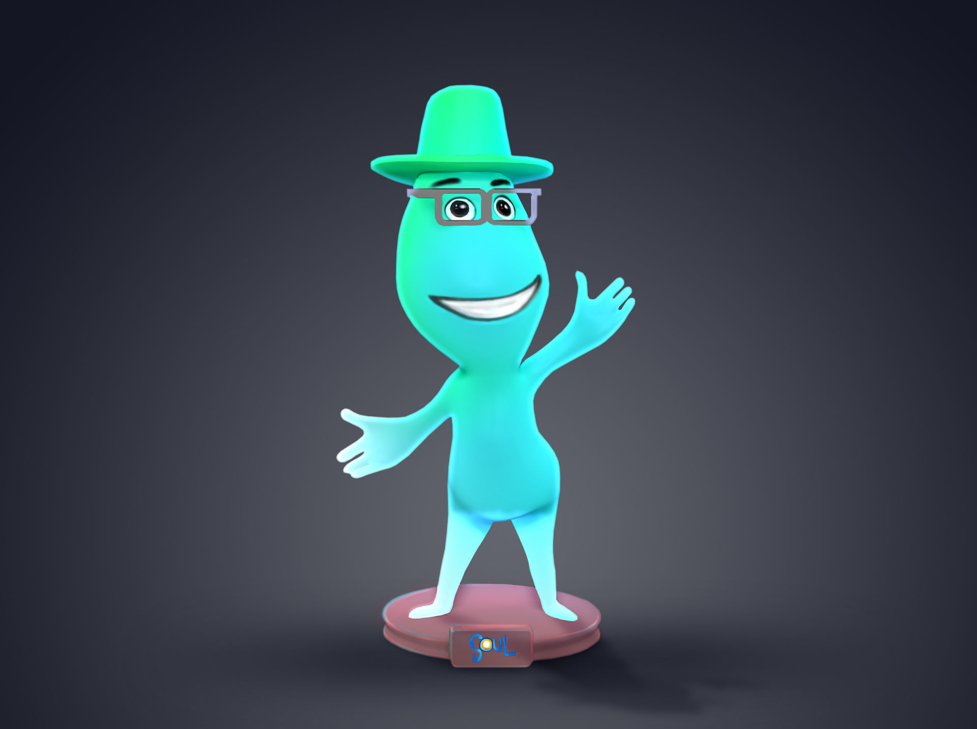 Soul Disney Pixar 3D print model 3D model 3D printable | CGTrader
