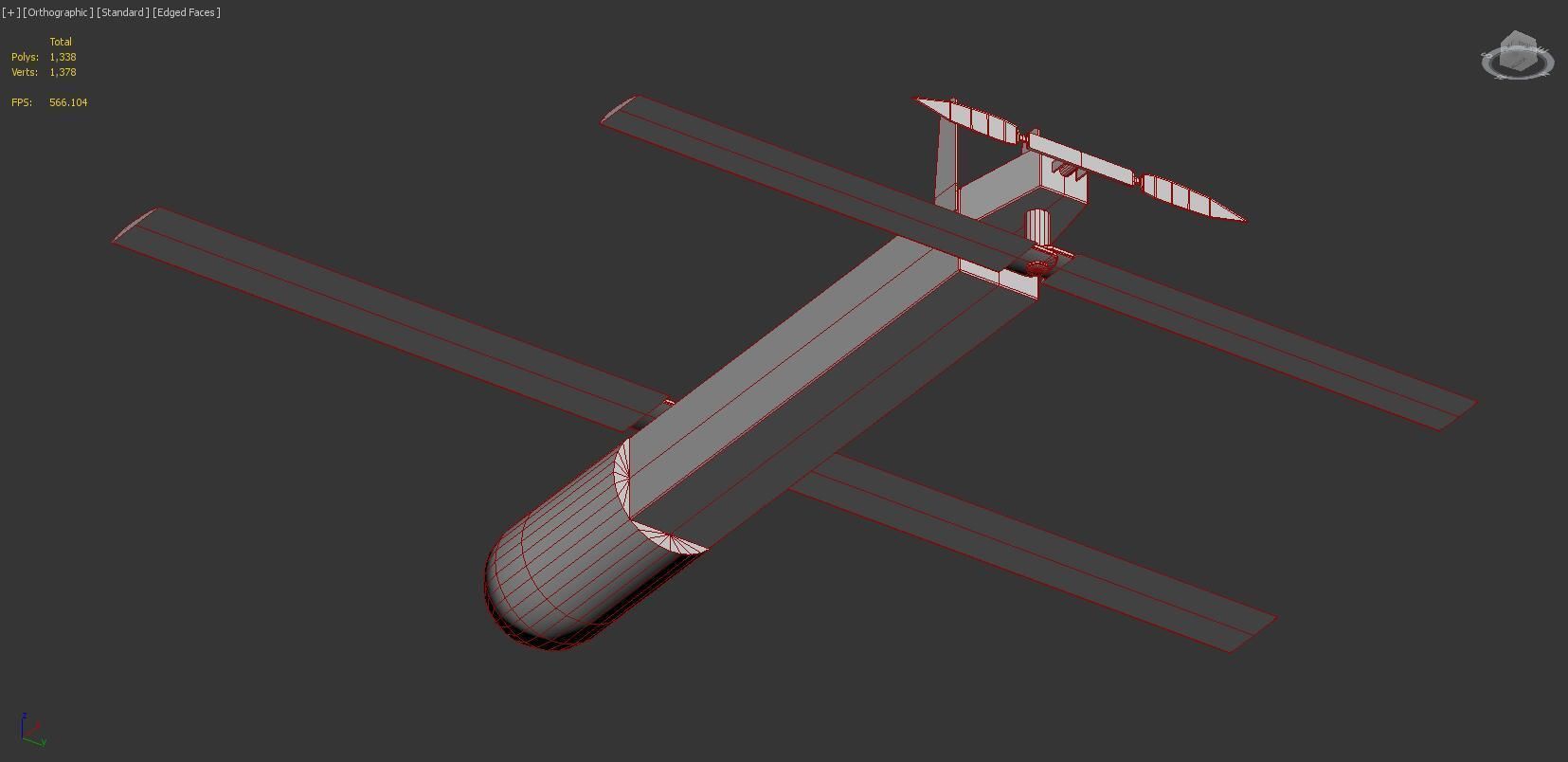 3D model Coyote UAV Low-poly VR / AR / low-poly | CGTrader