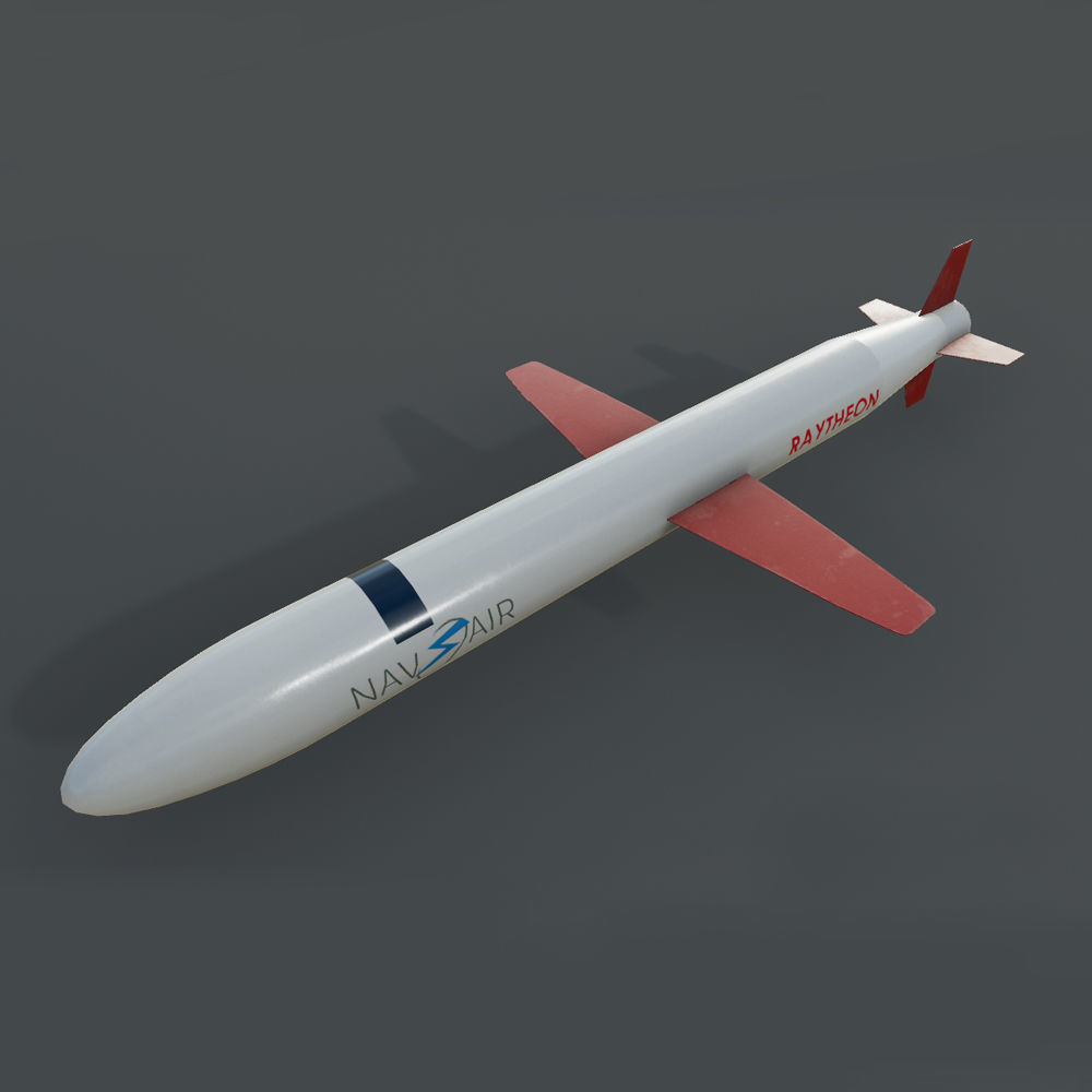 3D model Tomahawk Cruise Missile BGM-109 VR / AR / low-poly | CGTrader