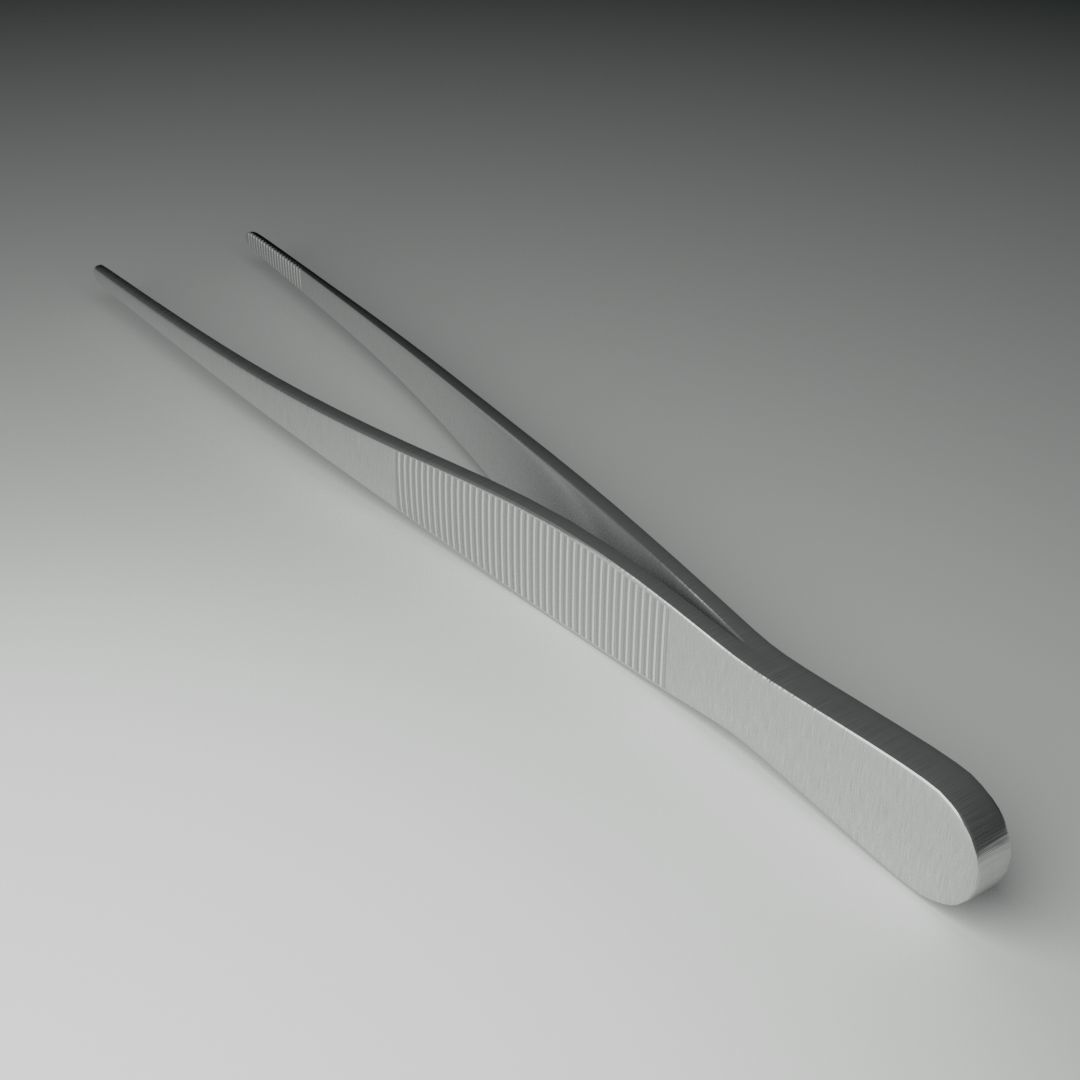 Simple Forceps free 3D model | CGTrader