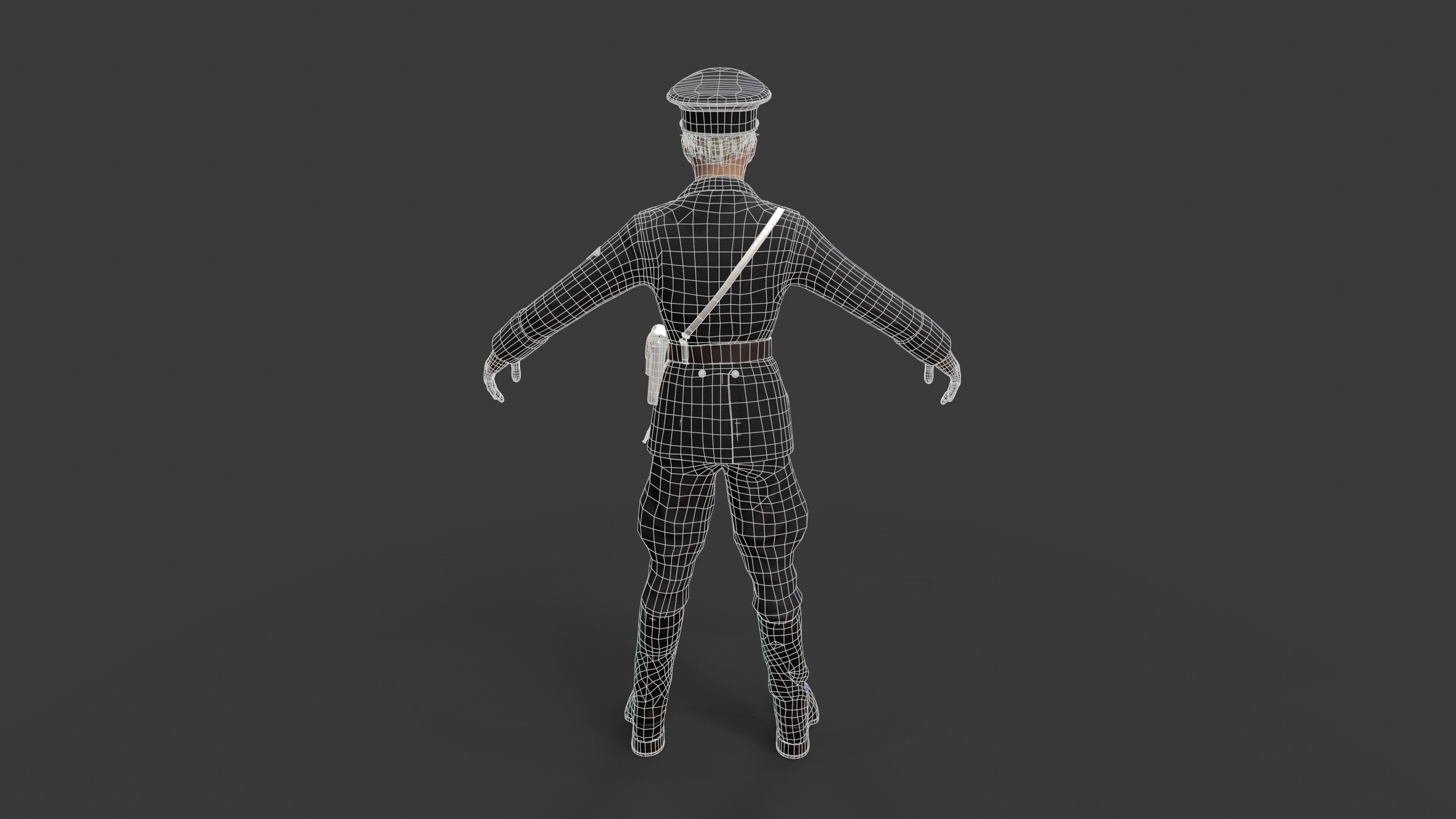 3D model Nazi guy Germany 3D model VR / AR / low-poly | CGTrader