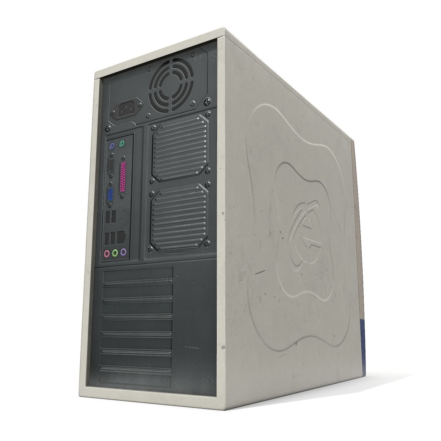 3D model Old PC Case VR / AR / low-poly | CGTrader