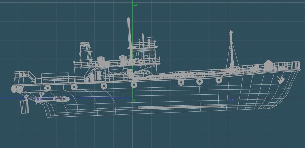 JMSDF yard oiler 3D model | CGTrader