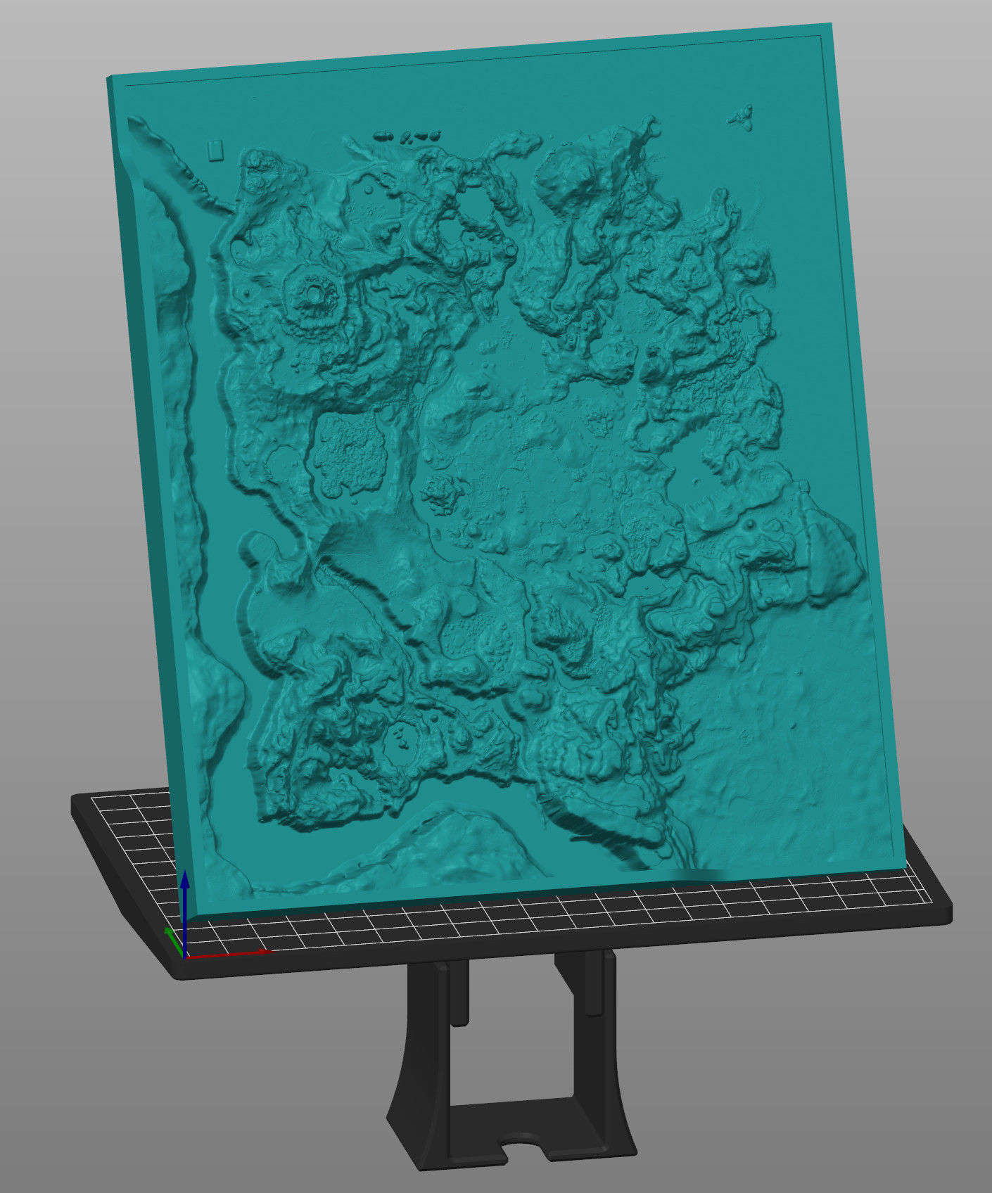 Hyrule Map for 3D Printing 3D model 3D printable | CGTrader